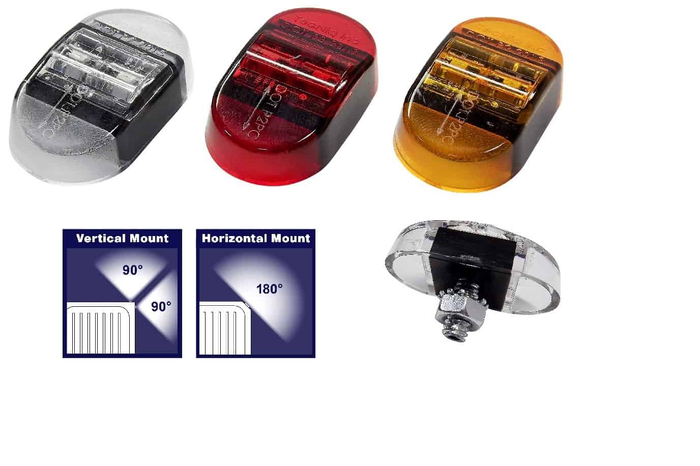 Stud Mount Marker Light LED From Custer Products