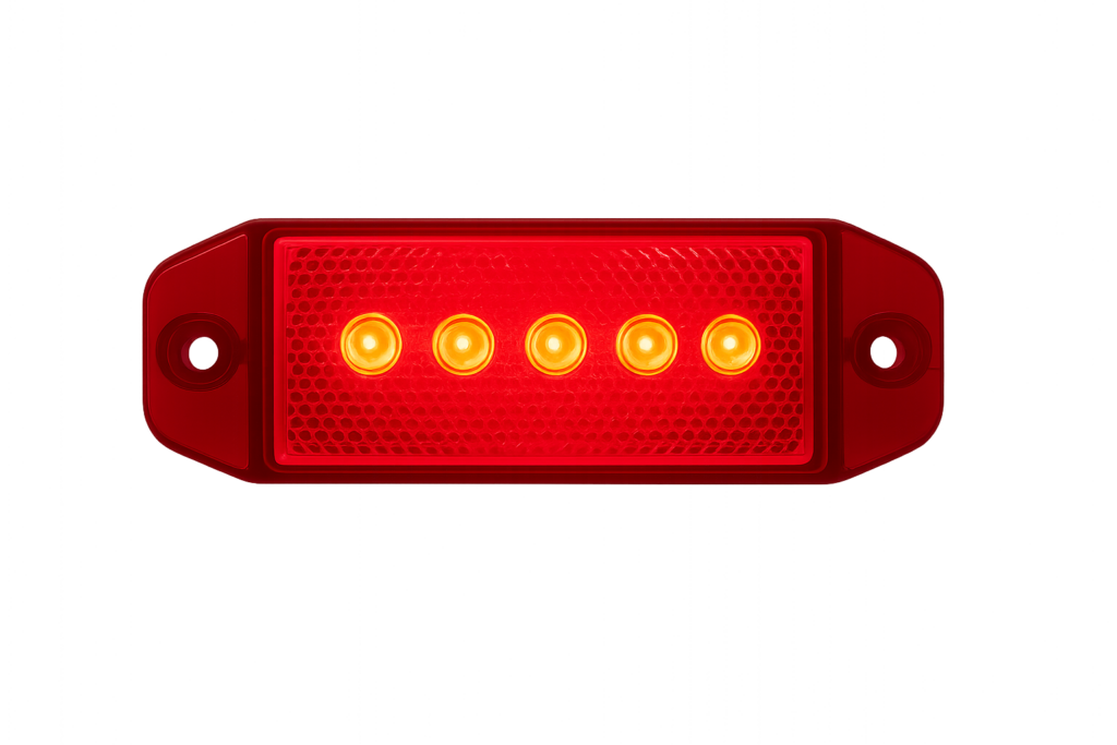 Red Rectangular Truck Trailer Marker Light | by Custer Products